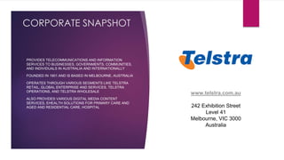 Telstra corporation 22 11-2016 | PPTX