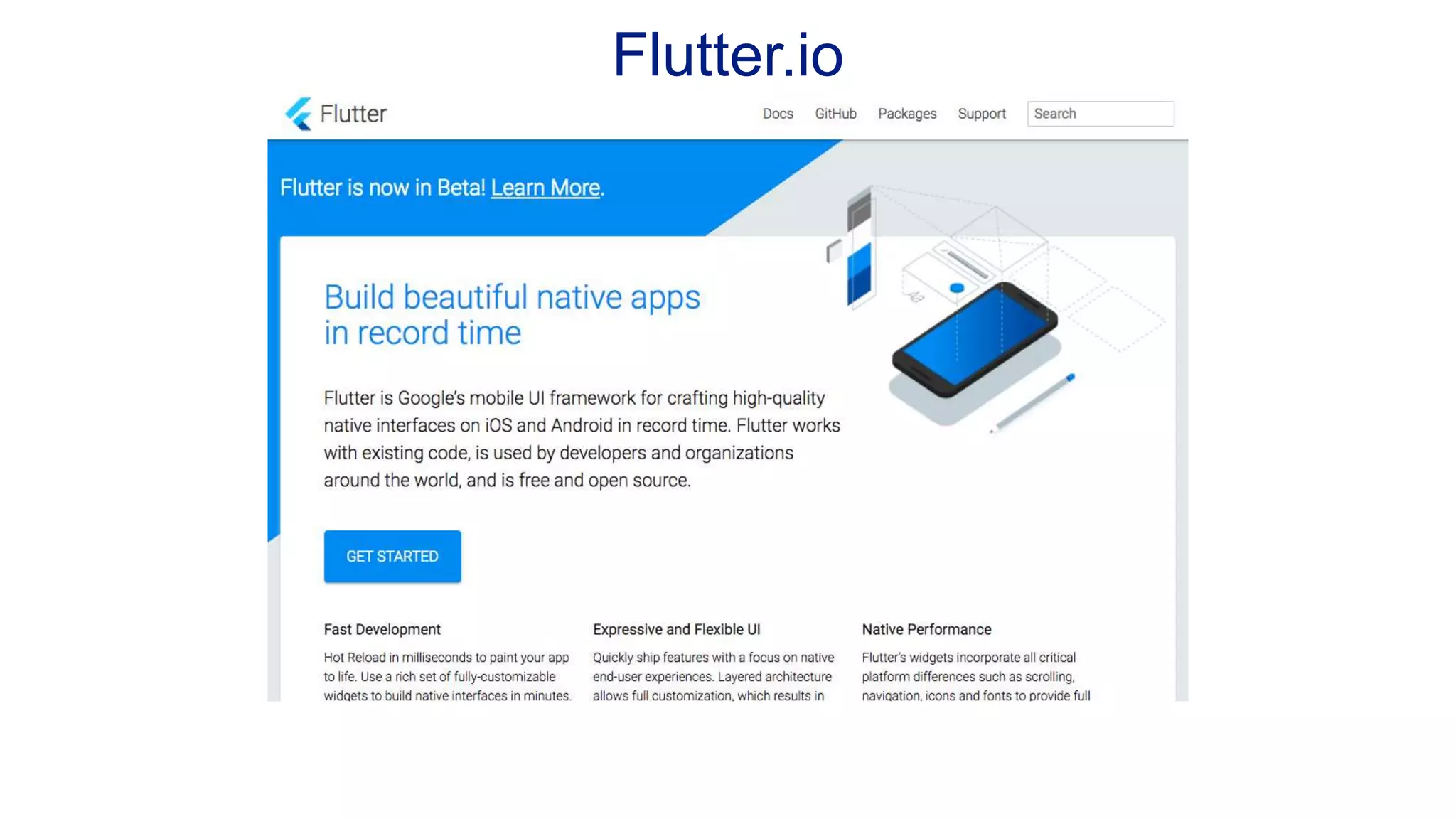 All a flutter about Flutter.io