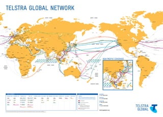 Telstra Global Network Map | PDF