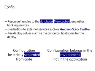 Twelve Factor App | PDF | Cloud Computing | Internet