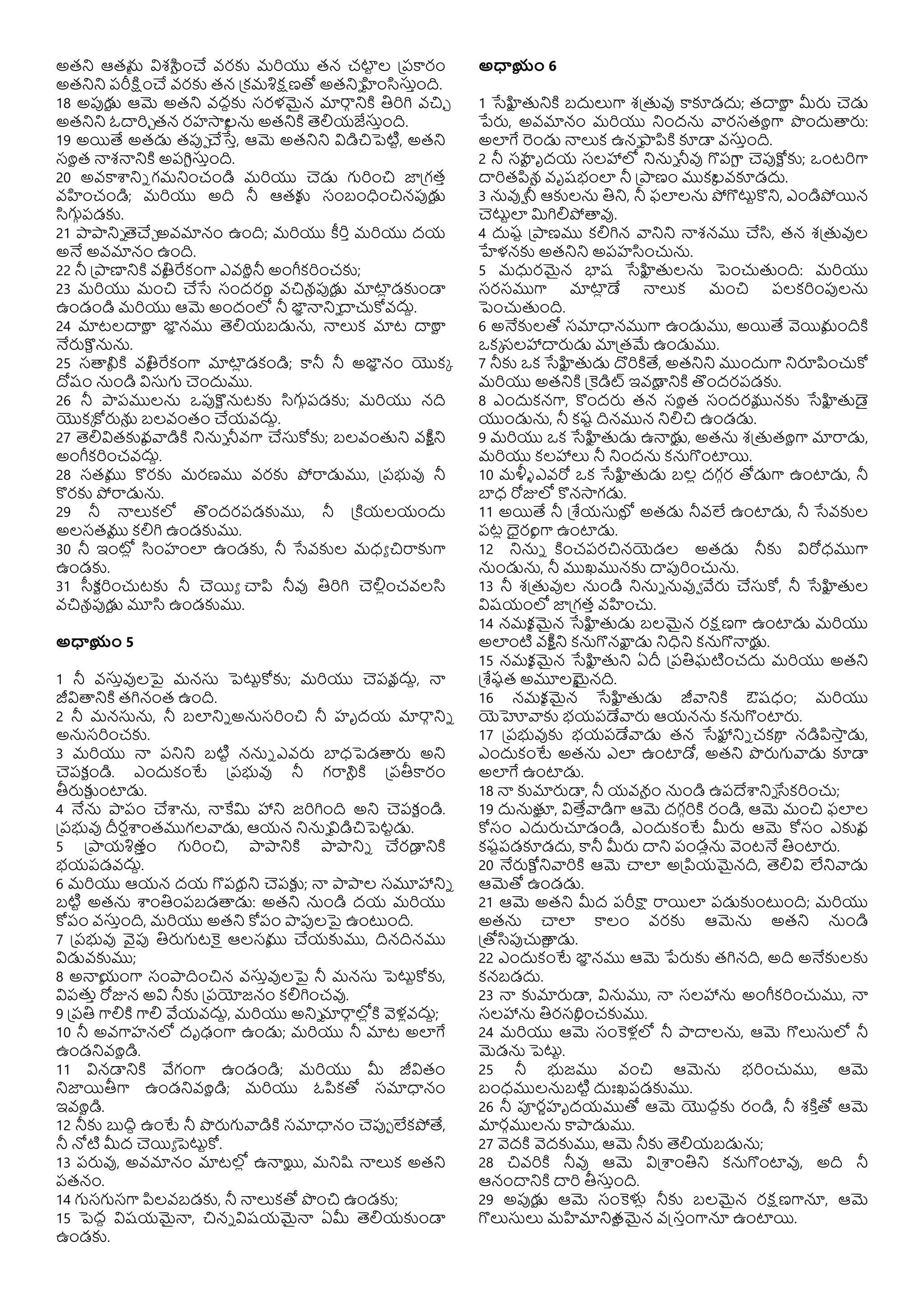 Telugu - Ecclesiasticus the Wisdom of Jesus the Son of Sirach.pdf