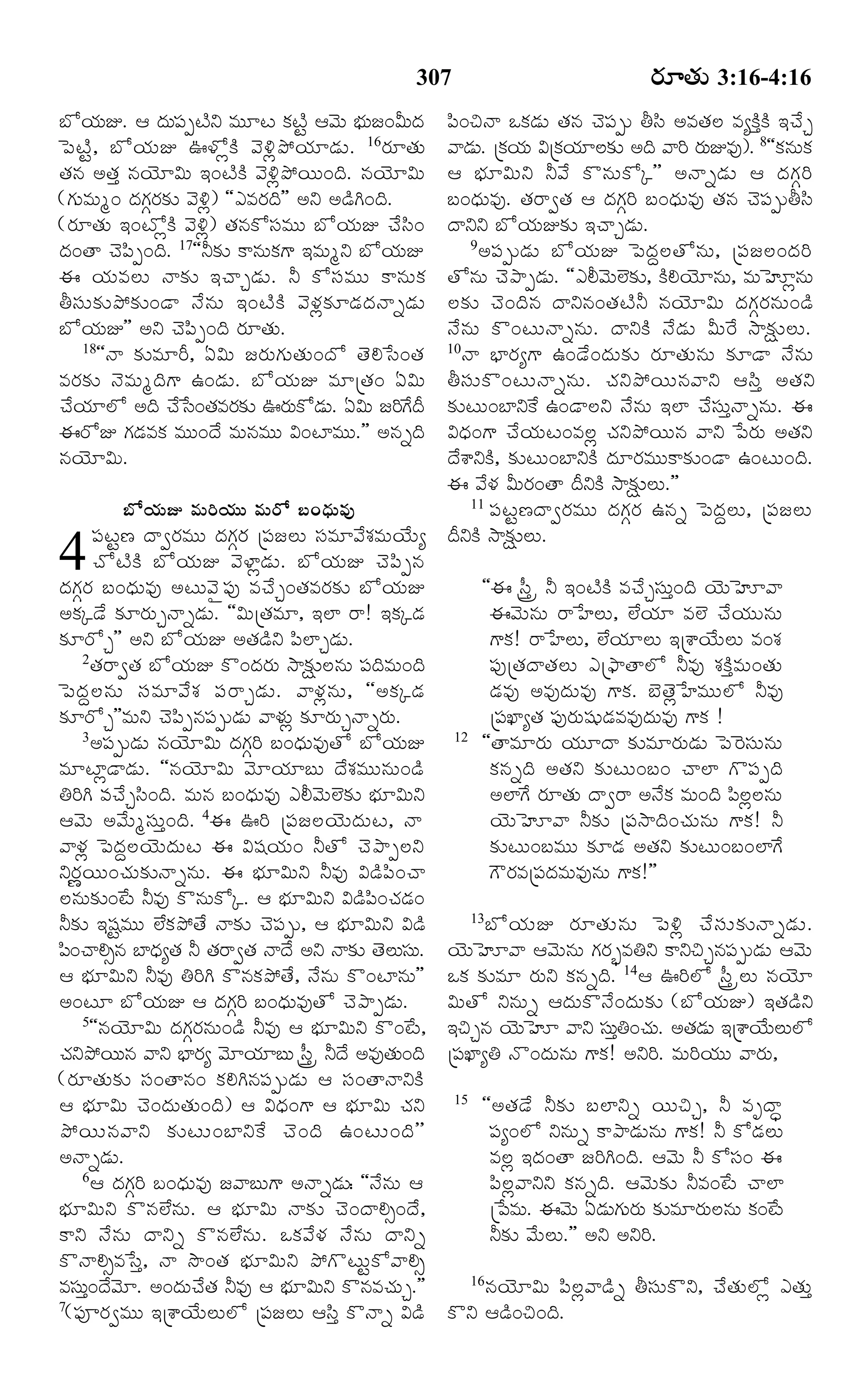 Telugu bible 08__ruth | PDF