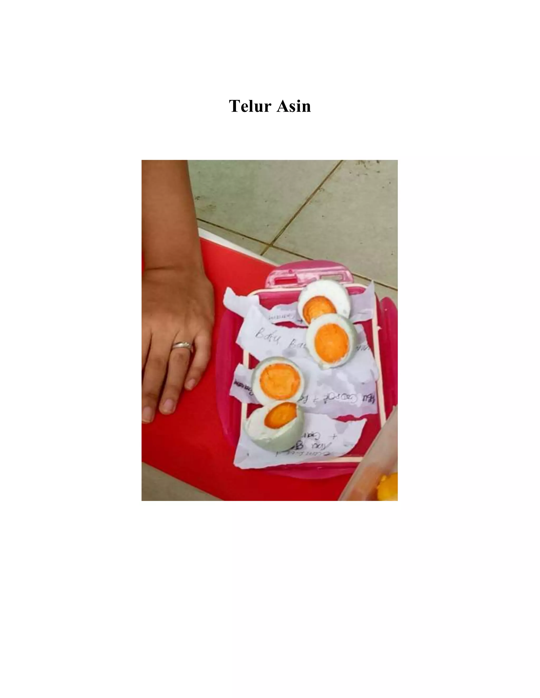 Telur asin | PDF