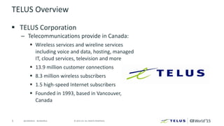 TELUS Implements End-to-End Testing to Ensure Customer First Strategy ...