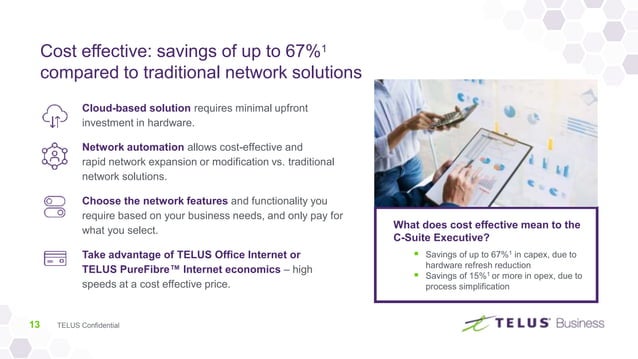 Telus - Network as a service | PPT