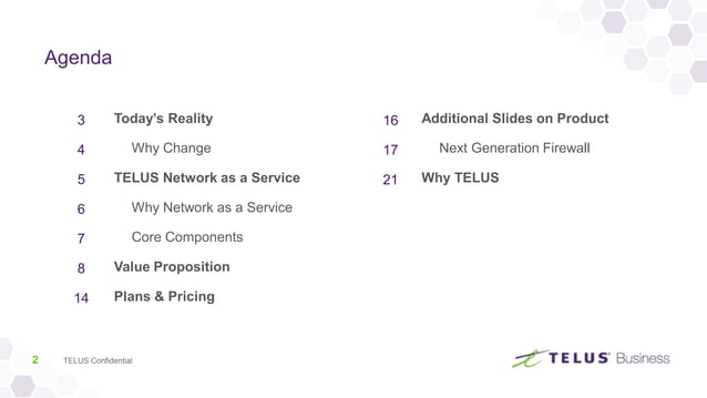 Telus - Network as a service | PPT