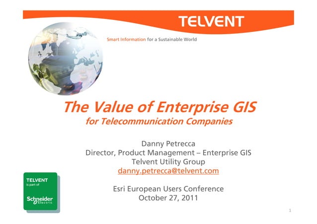 The Value of Enterprise GIS | PPT
