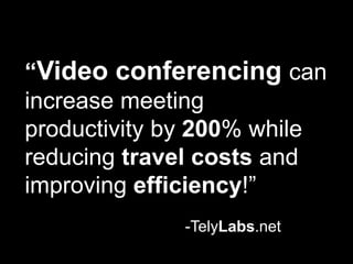 telyHD Pro Tely Labs Video Conferencing Camera | PPTX