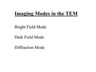 Transmission and electron microscope Tem ppt | PPT