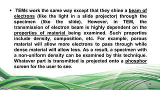 Transmission Electron microscopy | PPTX