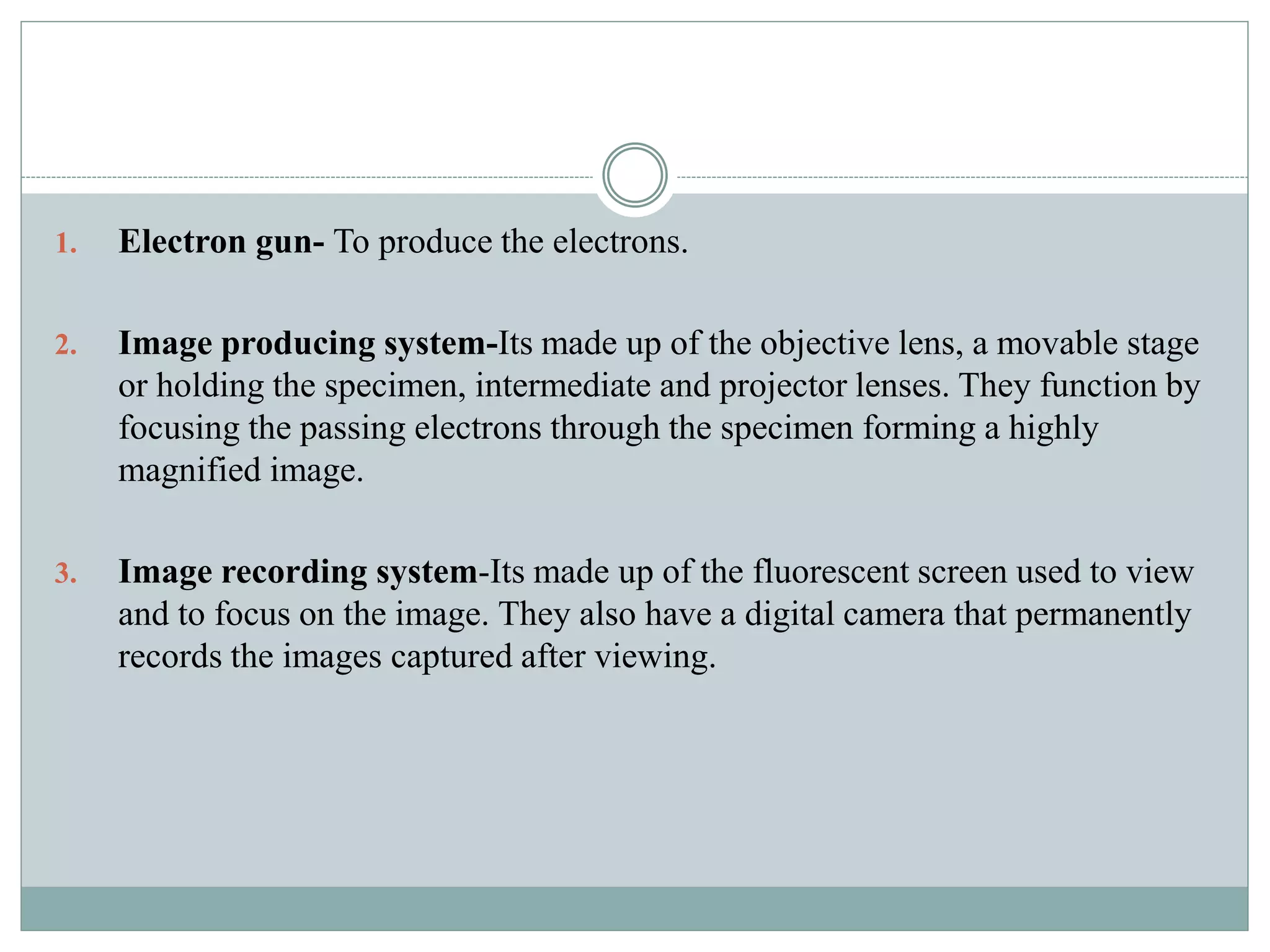 transmission Electron Microscopy (Tem) | PPTX