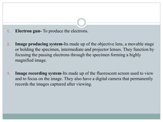 transmission Electron Microscopy (Tem) | PPTX