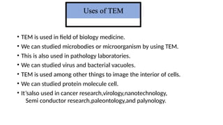 Transmission Electron Microscope (TEM)... | PPTX