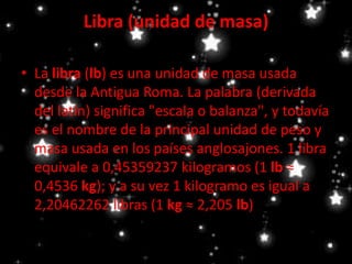Medidas de peso Ciencias | PPTX