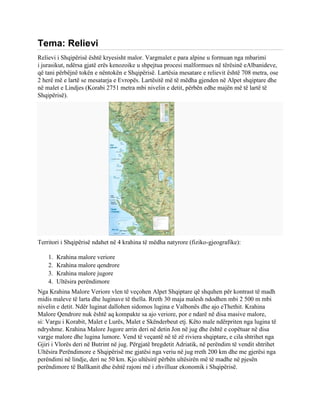 Pasurite natyrore te trevave shqiptare | DOCX