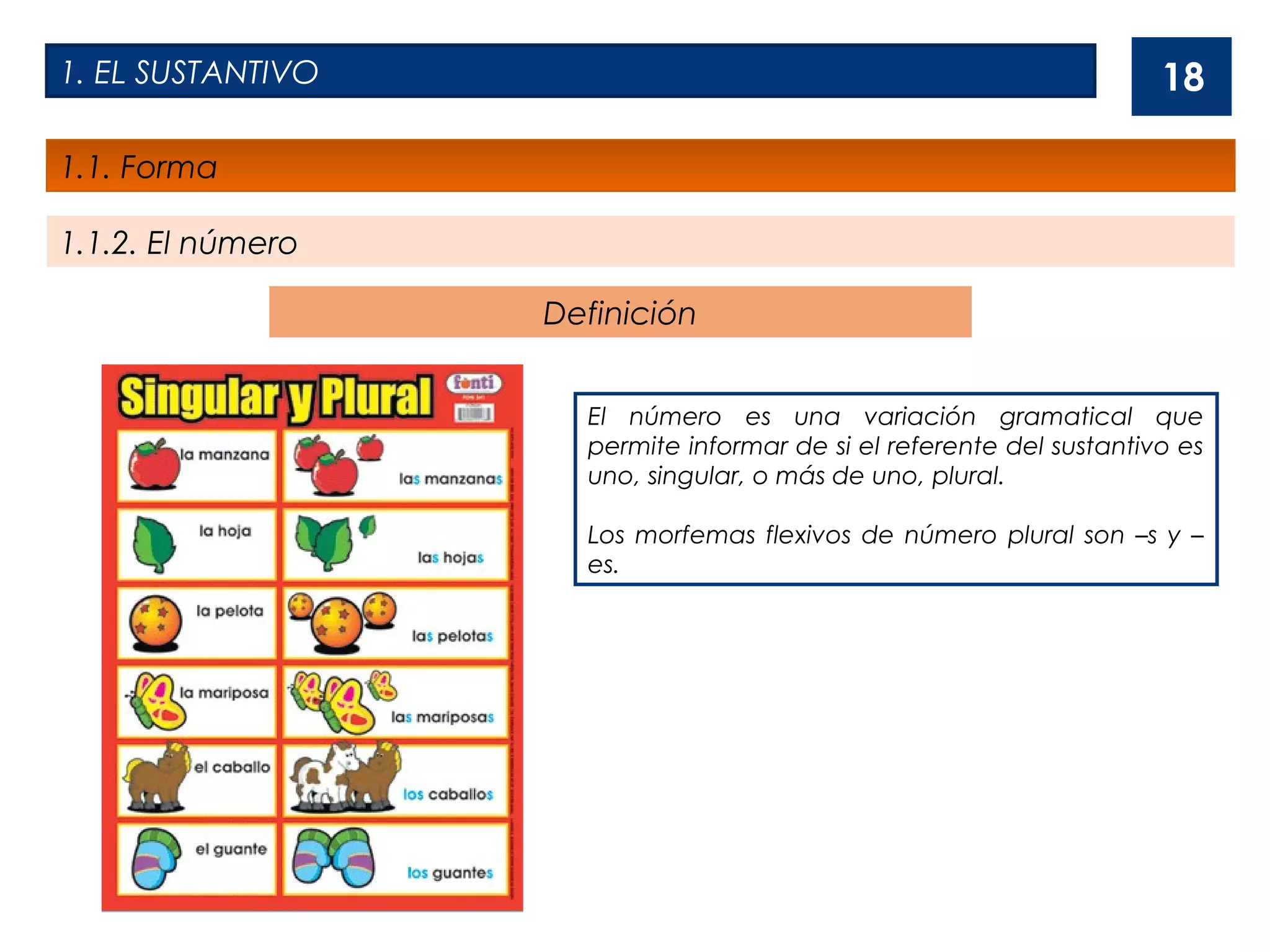Tema 2. el sustantivo y el adjetivo | PPT