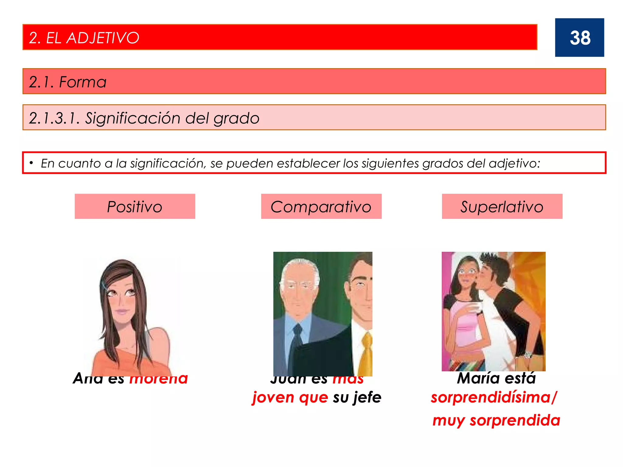Tema 2. el sustantivo y el adjetivo | PPT