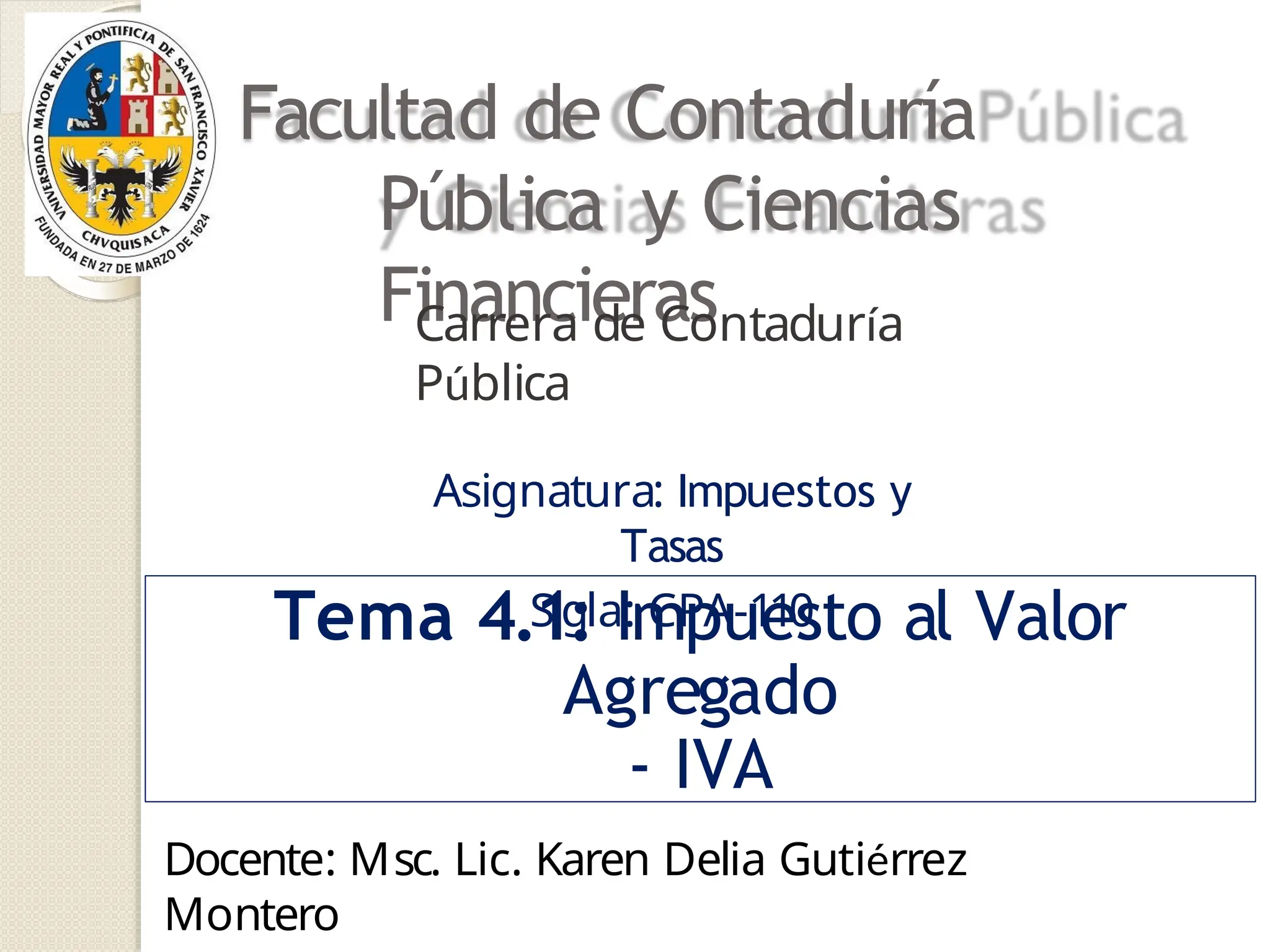 Tema-2-IVA impuesto al valor agregado en bolivia | PPTX