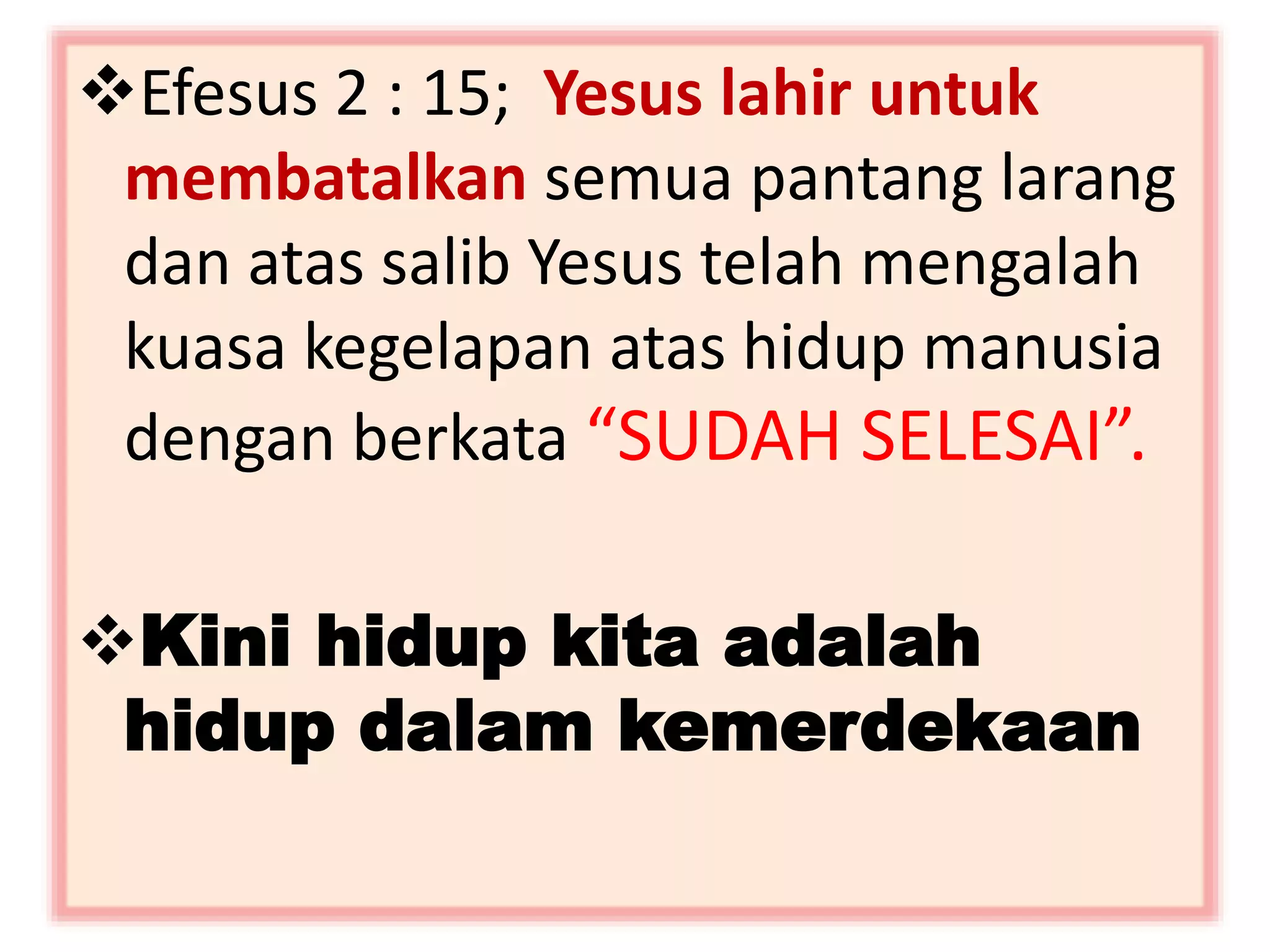Tema.kelahiran yesus menyempurnakan misi allah. | PPTX