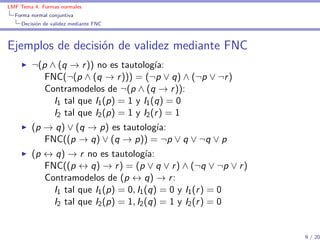 LMF-T4: Formas normales | PDF