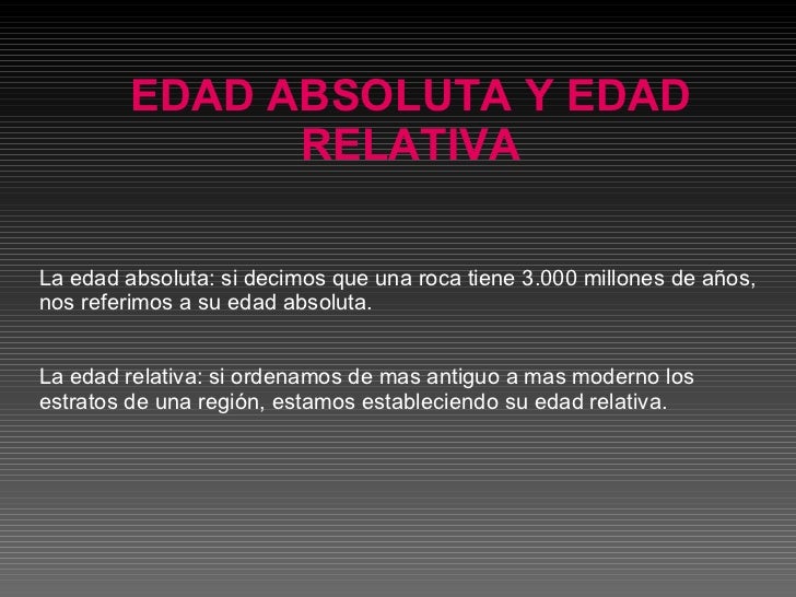 Que Es La Edad Relativa Y Absoluta De Las Rocas - Descargar Torrente