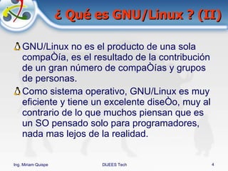 Qué es Gnu/Linux | PPT