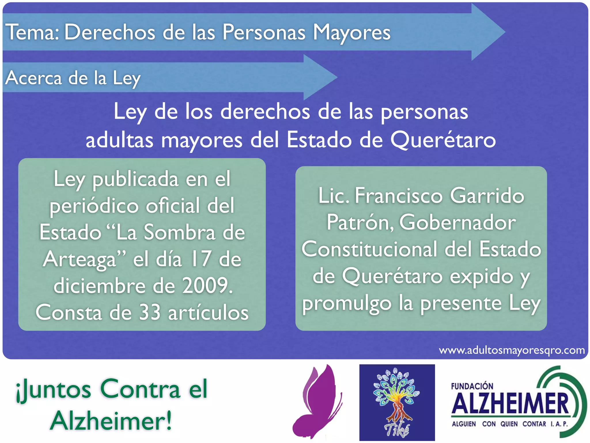 Tema. ley de las personas adultas mayores del estado de querétaro | PDF
