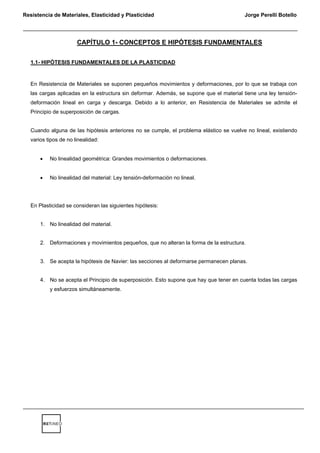 Tema plasticidad resistencia de materiales | PDF
