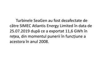 prezentare turbine SEAGEN | PPTX