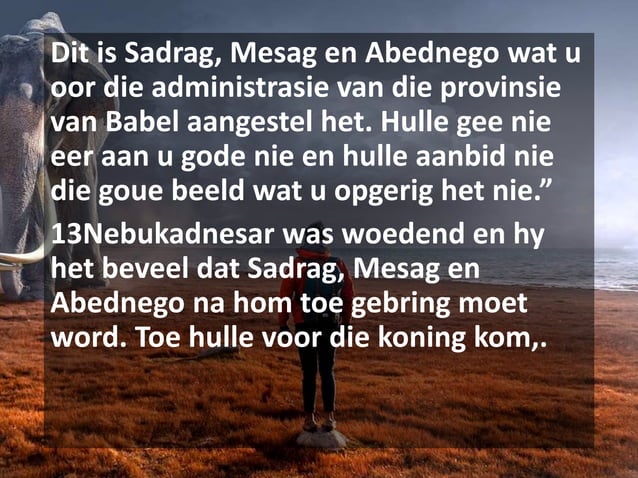 Tema: Soms is dit jou beste opsie... | PPT