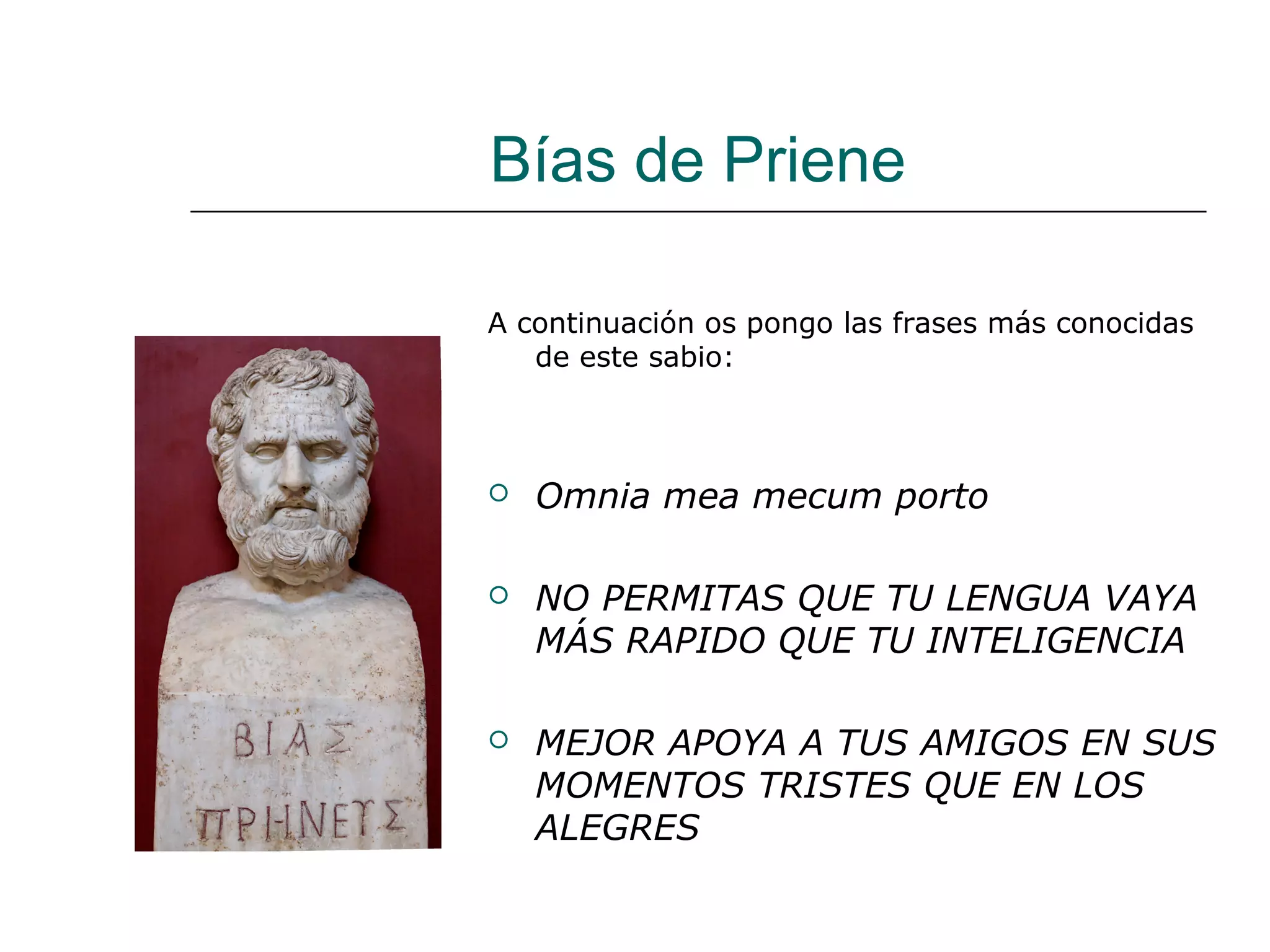 Tema 2. El origen de la filosofía: los siete sabios griegos | PPT