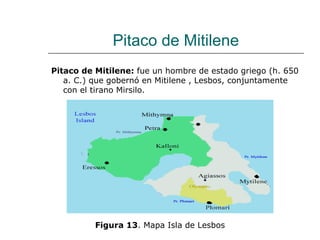 Tema 2. El origen de la filosofía: los siete sabios griegos | PPT