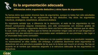 Tema 03. tipos de argumentos | PDF