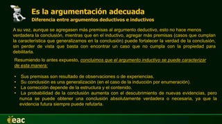 Tema 03. tipos de argumentos | PDF