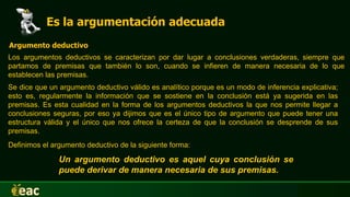 Tema 03. tipos de argumentos | PDF