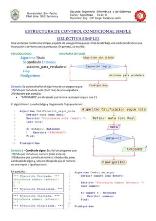 Diagrama De Flujo Estructura Condicional Perodua N