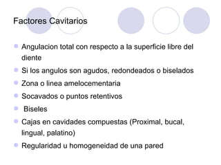Tema 05 Nomenclatura Y Clasificacion De Las Cavidades | PPT
