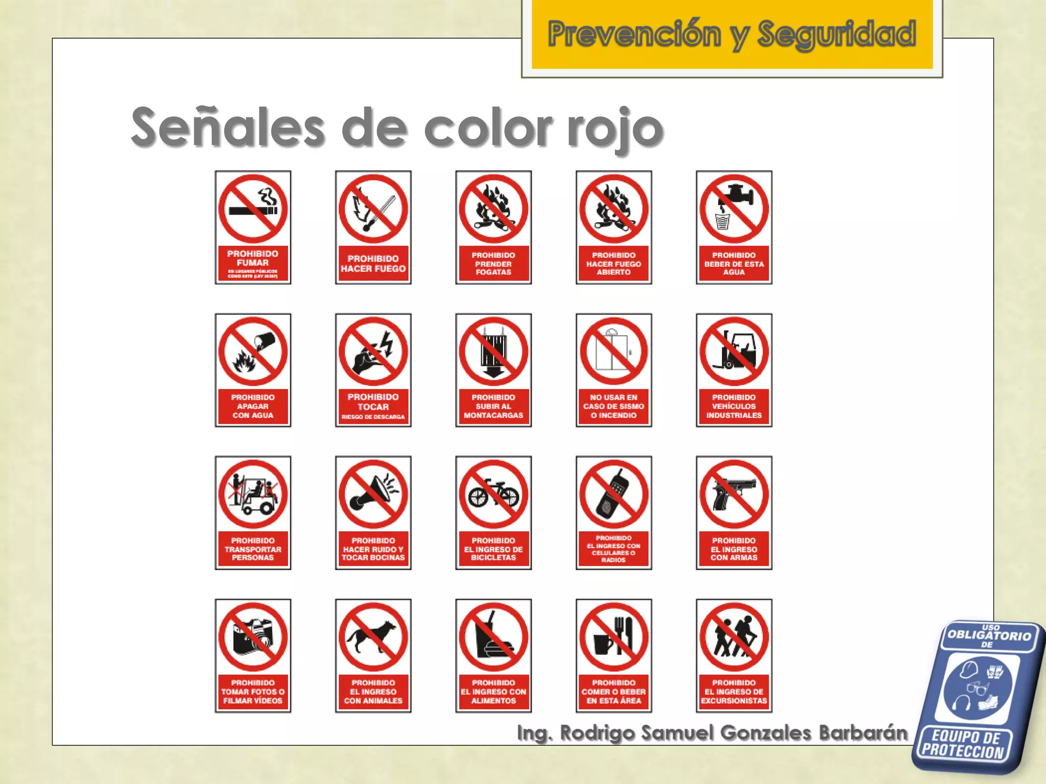 SEÑALIZACIÓN DE SEGURIDAD Y CÓDIGO DE COLORES | PDF
