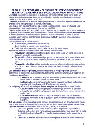 La geografía y el espacio geográfico | PDF