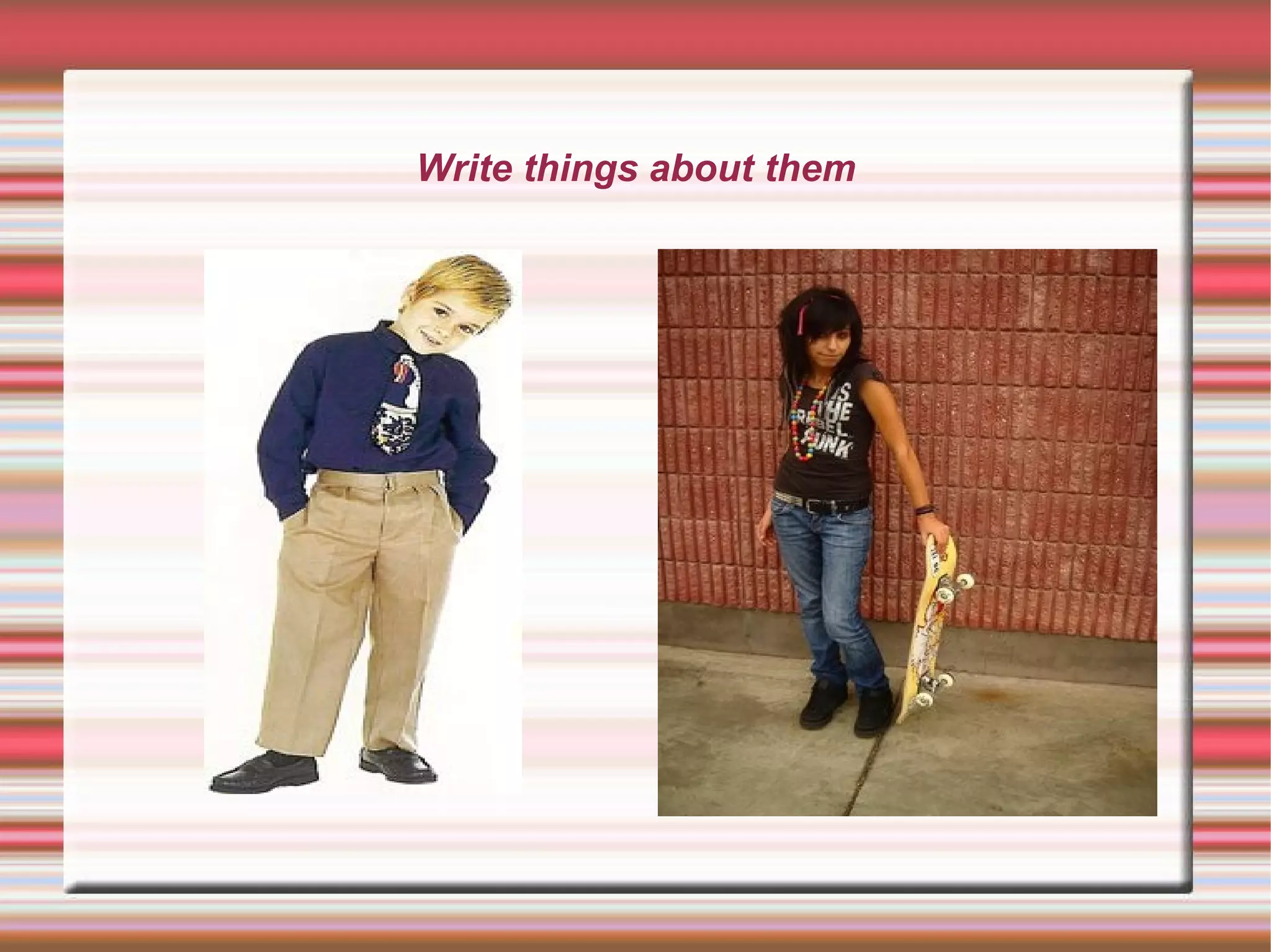 5th Level - Unit 1 - Appearance and clothes | ODP