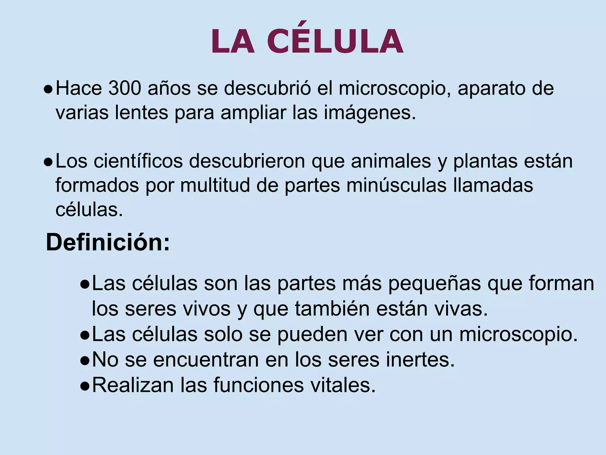 Tema 1. SERES VIVOS Y CÉLULA | PPTX | Biological Sciences | Science