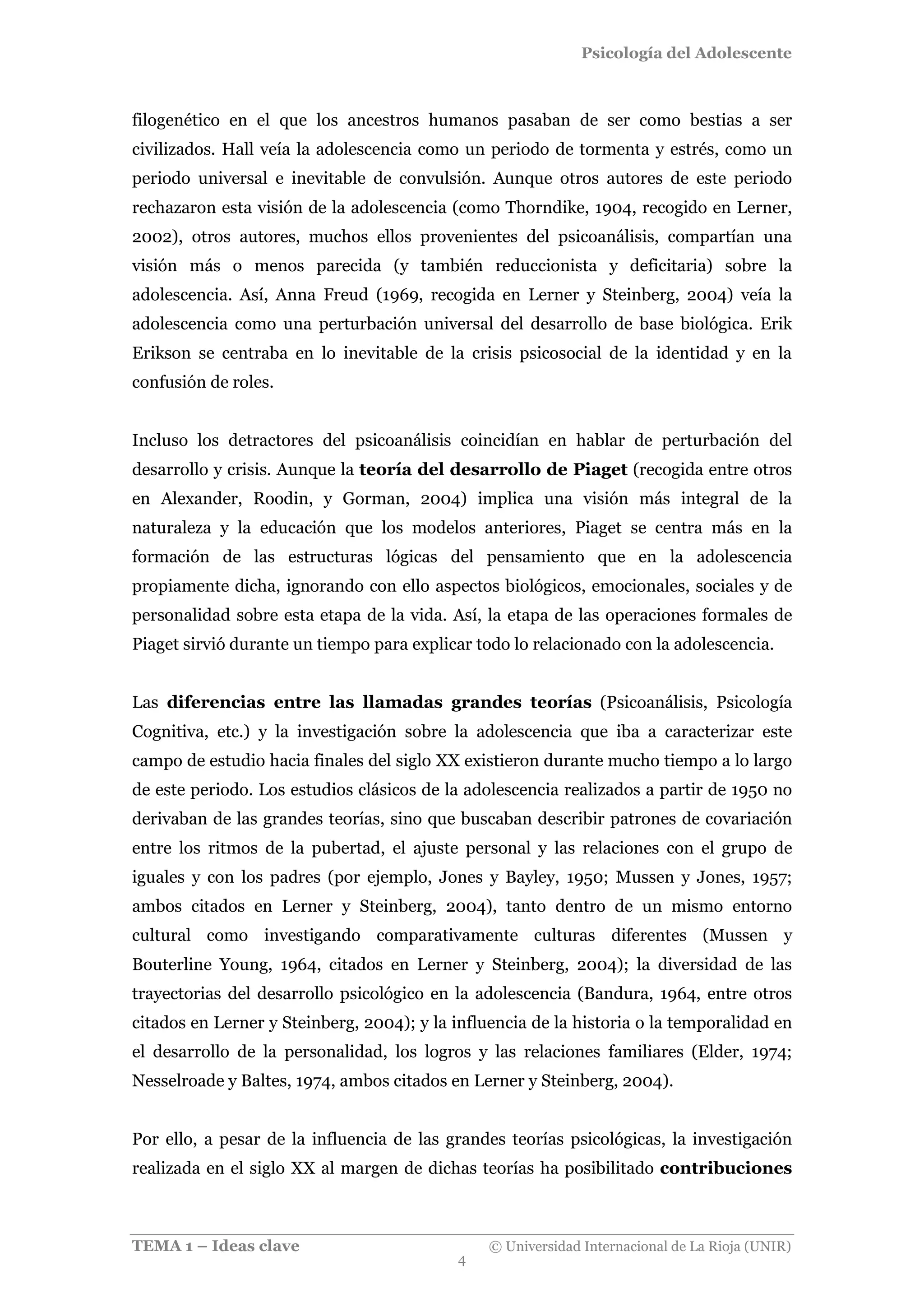 Tema 1 El estudio científico sobre el desarrollo de la adolescencia ...