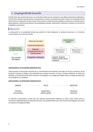 Tema 1: El texto | PDF