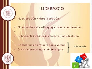 Tema 1. liderazgo y tipo de lider | PPTX
