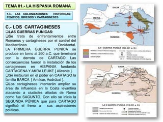 Tema1.3. Las Colonizaciones Historicas Fenicios Griegos Y Cartagineses ...