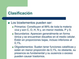 Tema 1 bioelementos | PPTX