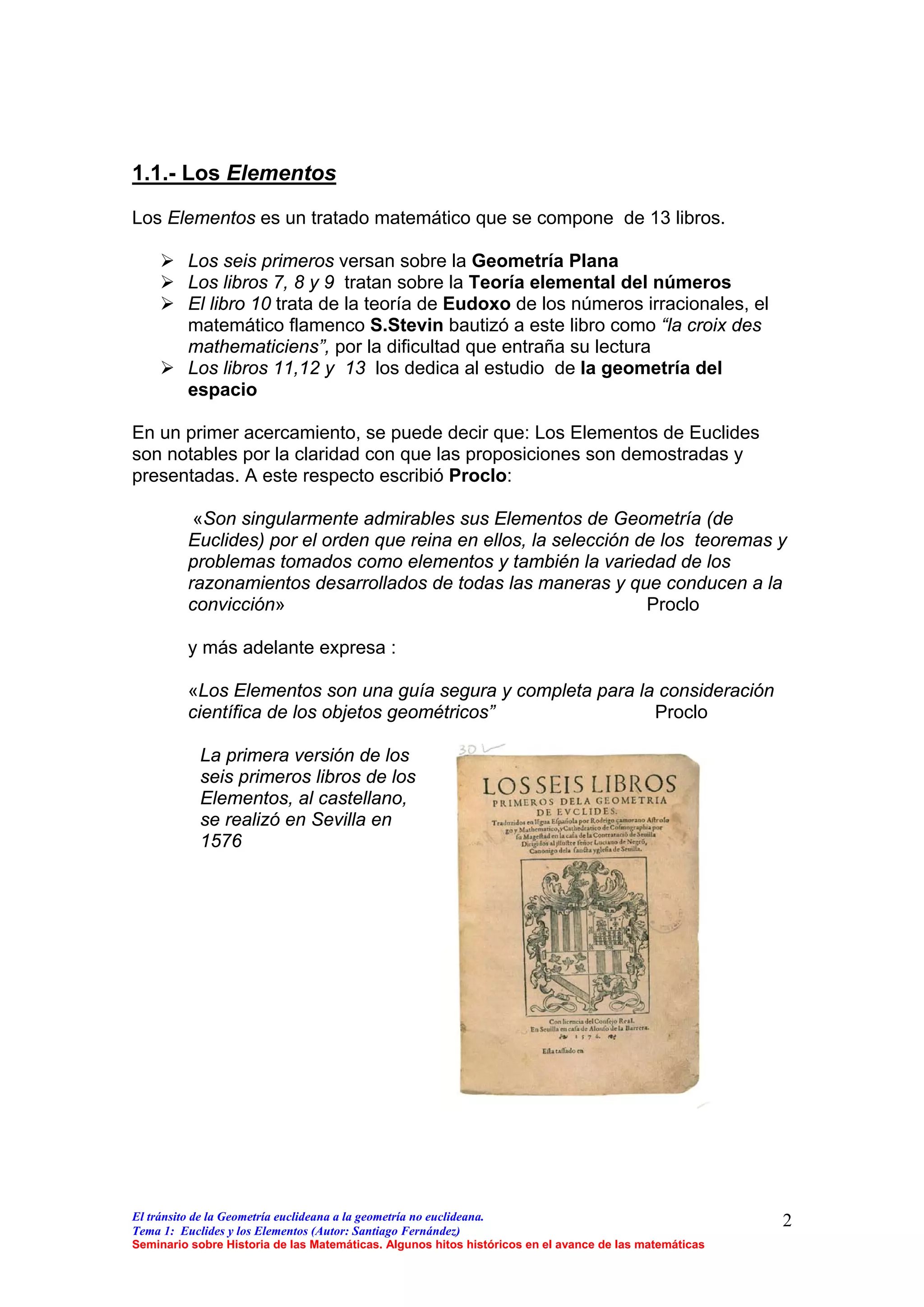 Tema1 Euclides y-los_elementos | PDF
