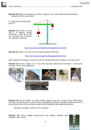 Tema 1. Forces I Estructures (Exercicis) (1) | DOC