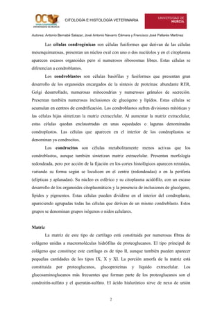 Tema10 tejido-cartilaginoso | PDF