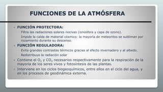 Tema 10. Dinámica y funciones de la Atmosfera 2024 | PDF